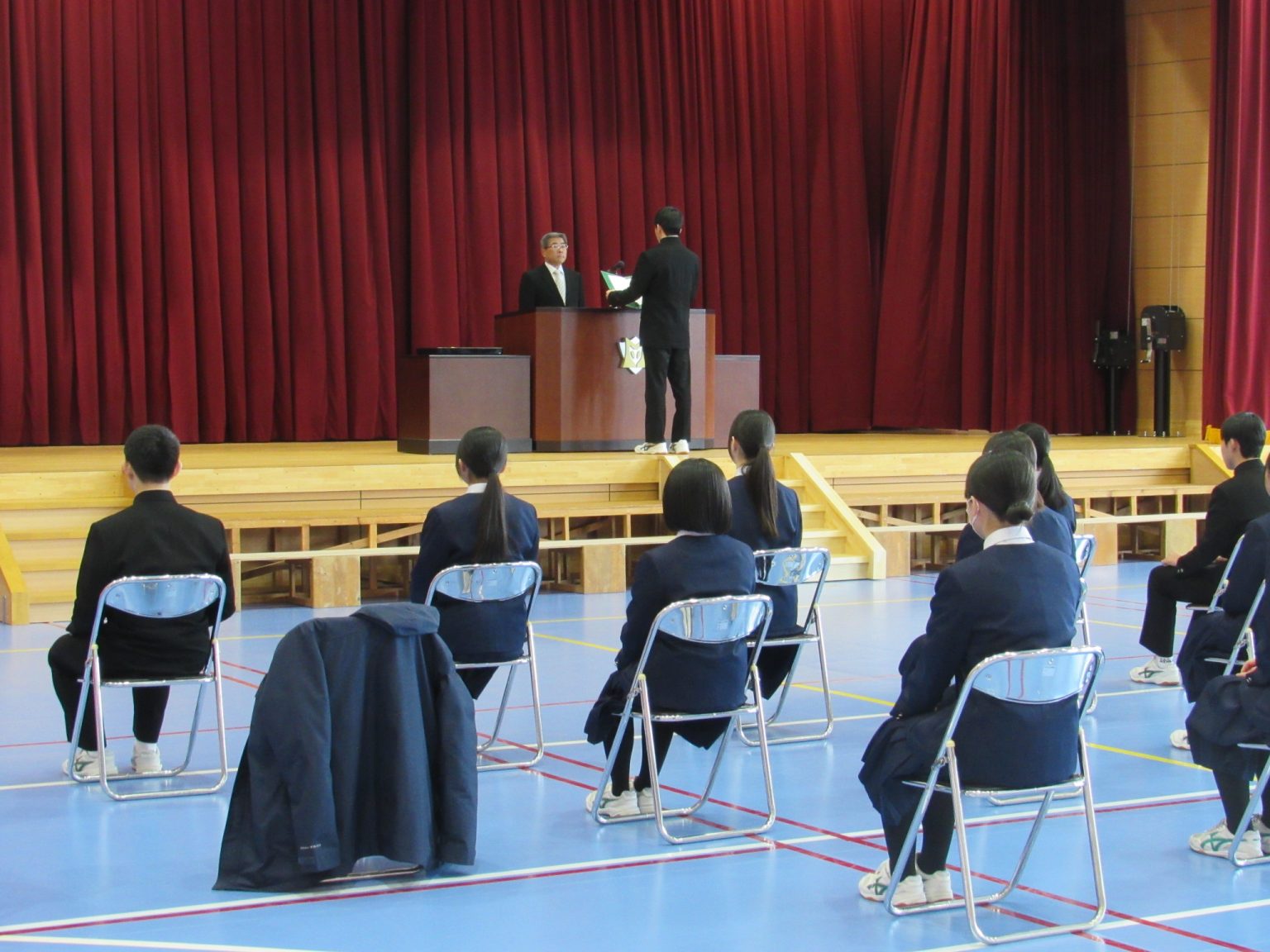 第53期生同窓会入会式 ｜ 増田中学校